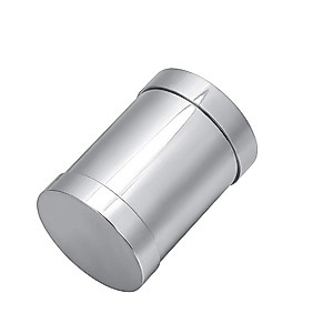 Cremation jar Cylinder Free Engrave Ashes Urn for Human Pet Memorial Candle Holder Cremation Jar-Gun_Large 75mm 54mm