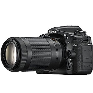 Nikon D7500 20.9MP DX-Format Digital SLR Camera + 18-55 VR & 70-300 AF-P VR Bundle with 500mm Preset Telephoto Lens, 64GB Memory Card and Accessories (21 Items)