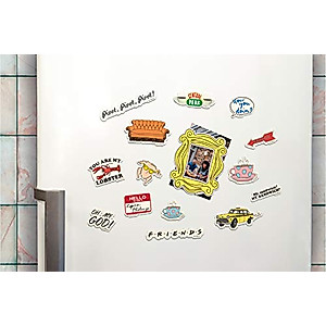Paladone Friends TV Show Quotes and Icon Magnets for Refrigerators and Lockers (Set of 25), Central Perk, Pivot, You are My Lobster