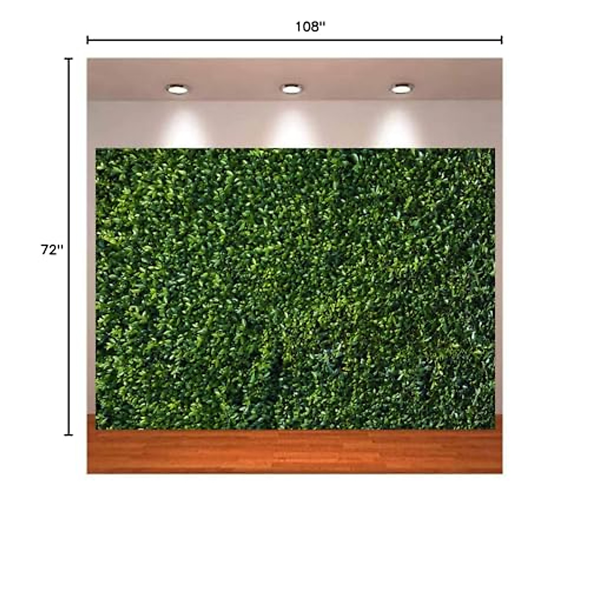 XLL Nature Spring 3D Green Leaves Photography Backdrops Newborn Baby Shower Photo Background Wall Art Wedding Birthday Party Decoration Banner Studio Props Cake Table Booth 9x6ft 9x6FT 270CM X 180CM）