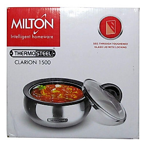 Milton Thermo Stainless Steel Insulated Casserole Keep Hot / Cold Serving Dish - 1.5 Liter by Milton