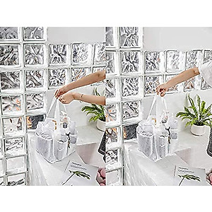 ALYER Mesh Shower Tote Caddy and Hanging Mesh Laundry Bag