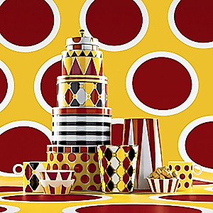 Alessi, Set 3 Circus All-Purpose Boxes, Set Of 3, Multicolor