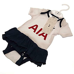 Tottenham Hotspur F.C. Tottenham Hotspur FC Baby Girls Tutu Onesie (9-12 Months) (White/Navy)