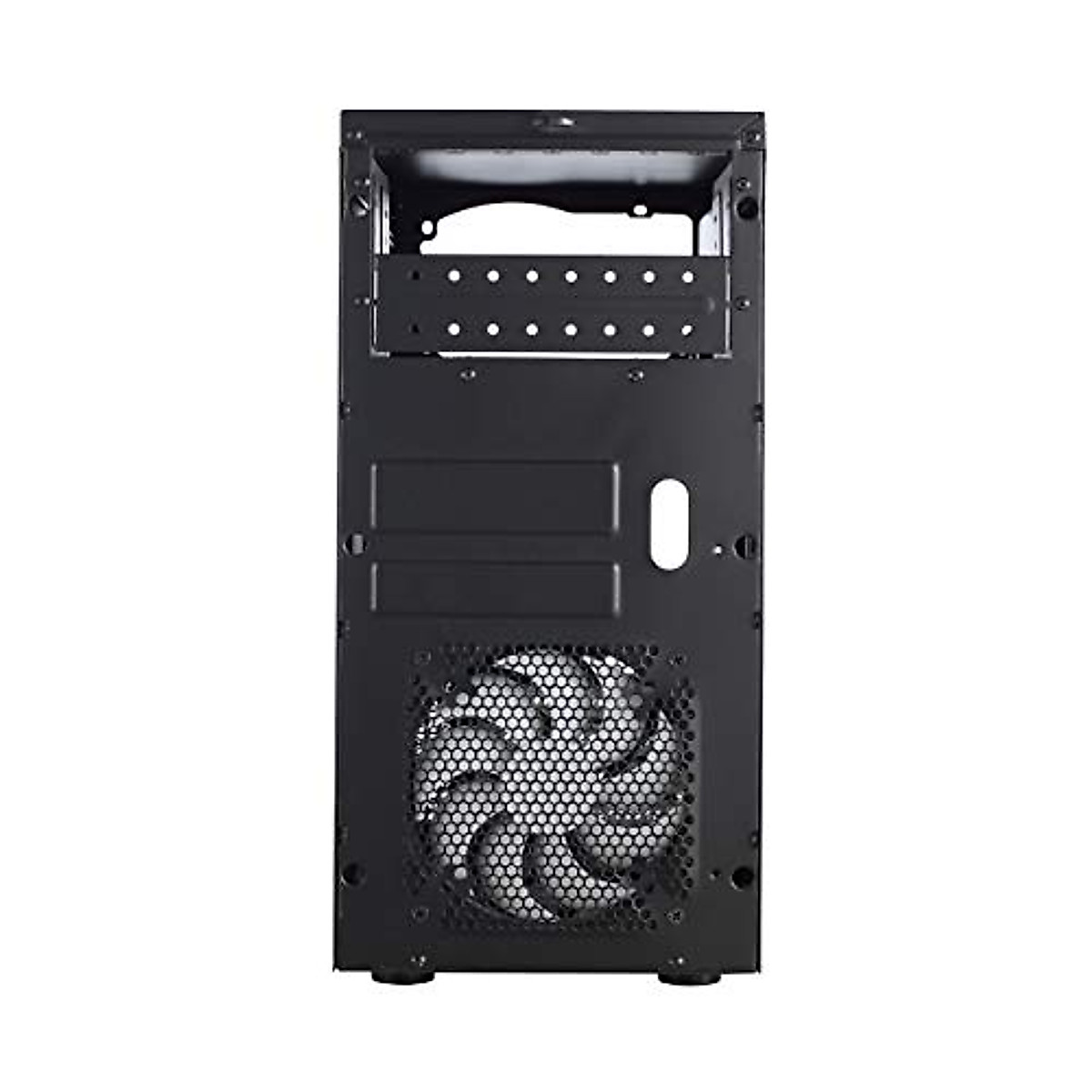 Fractal Design Core 1100 - Mini Tower Computer Case - mATX - High Airflow and Cooling - 1x 120mm Silent Fan Included - Brushed Aluminium - Black