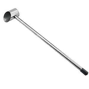 JJHXSM Large Caliber Models of Silver Stainless Steel Sugar Spoon for Cotton Candy Long Handle Sugar Spoon Cotton Candy Machine Spare Parts