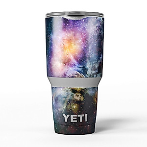 Design Skinz Rust and Bright Neon Colored Stary Sky - Skin Decal Vinyl Wrap Kit Compatible with The Yeti Rambler Cooler Tumbler Cups