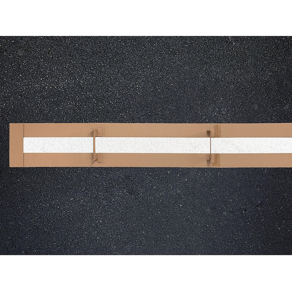 APS 4" x 18' Parking Lot Line Stencil | for Parking Lot Striping | Reusable Parking Lot Stencils for Painting | Parking Line Stencil for Parking Space | Made in USA w/Recycled Cardboard