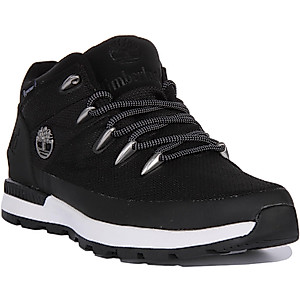 Timberland Men's Sprint Trekker Waterproof mid Boots, Black, 10.5 US