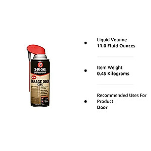 3-in-ONE Professional Garage Door Lubricant Spray, 11 Oz.