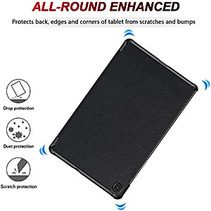 SAMSUNG Galaxy P610 Tab S6 Lite 10.4-Inch 64 GB WiFi Android 10 Touchscreen Tablet (Oxford Gray) Bundle S Pen Included - Hard Case, Screen Protector, 32GB microSD Card