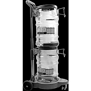 San Jamar SICART60 Saf-T-Ice Cart for use with 2 Saf-T-Ice SI6000