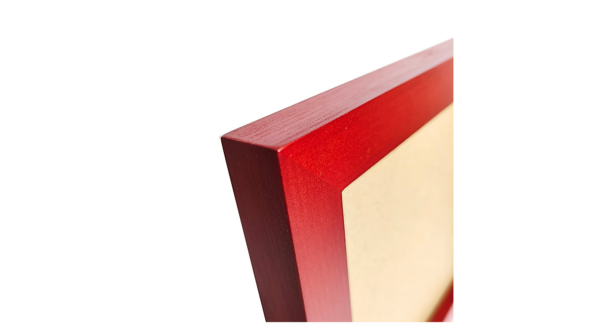 ZXT-parts Red 5x7 Picture Frame - Solid Wood Design