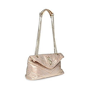 Steve Madden BELZERC Rhinestone Shoulder Bag, Gold
