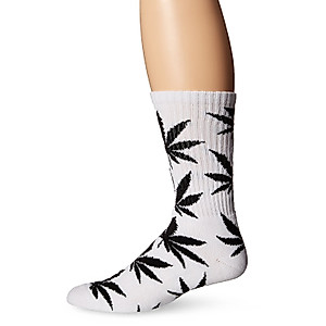 Athletic Sports High Crew Socks for Men Women Leaf Cotton Sock(4 Pairs Mix Color)