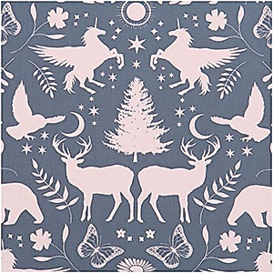 Art Gallery Mystical Land Mirror Lake Rose Quilt Fabric