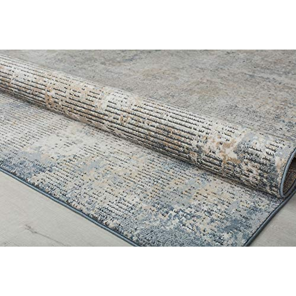 Rugs America Ludlow MD15A Hill Castle Stone Transitional Vintage Area Rug, 2'6" x 4'