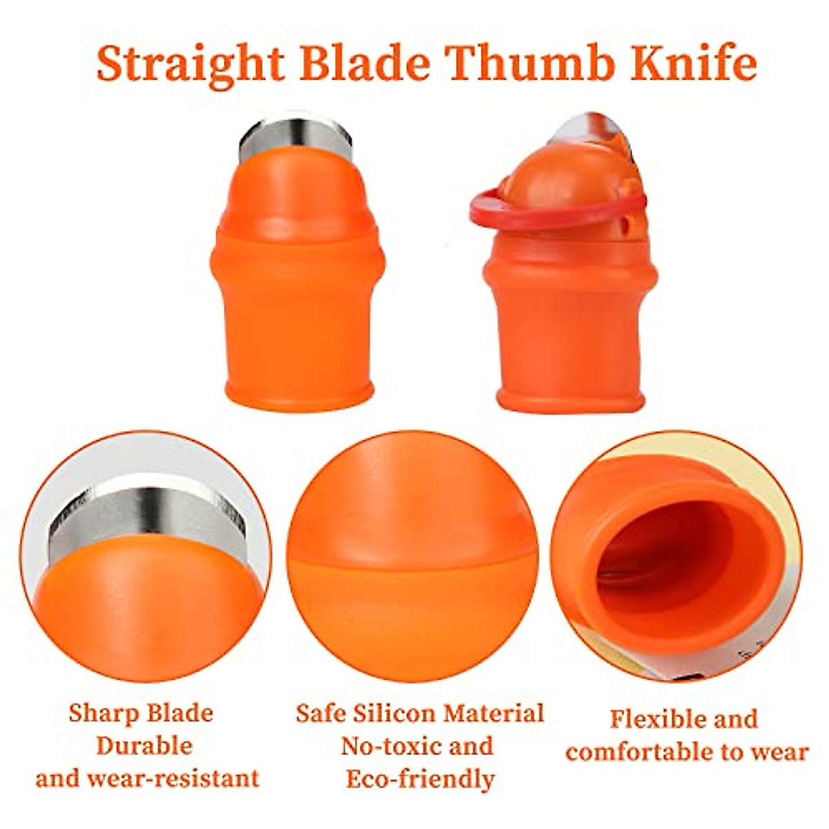 Garden Silicone Thumb Knife 14pack,Harvesting Tool,Separator Finger Gardening Tools,Vegetable Plant Fruit Picking Knife