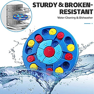 Joansan Dog Puzzle Toys Interactive Puzzle Game Dog Toy for Smart Dogs IQ Stimulation Treat Puzzle Toy for Dogs Treat Training,Puzzle Slow Feeder to Aid Pets Digestion (Advanced Level 2-3)