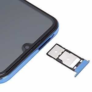 12s Pro Smartphone, MT6582 Quad Core 4GB RAM 32GB ROM Cell Phone Double Card Slot 5G WiFi 1200x1960 Resolution Ultra HD Screen for Office (Blue)