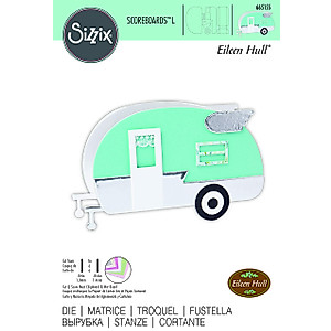 Sizzix ScoreBoards L Die Camper 3-D by Eileen Hull, 665155