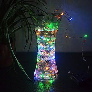 AICase Solar Outdoor String Lights, 72 ft 200 LED String Lights, Christmas Decorative Lights for Garden, Patio, Home, Dancing, Wedding (White)