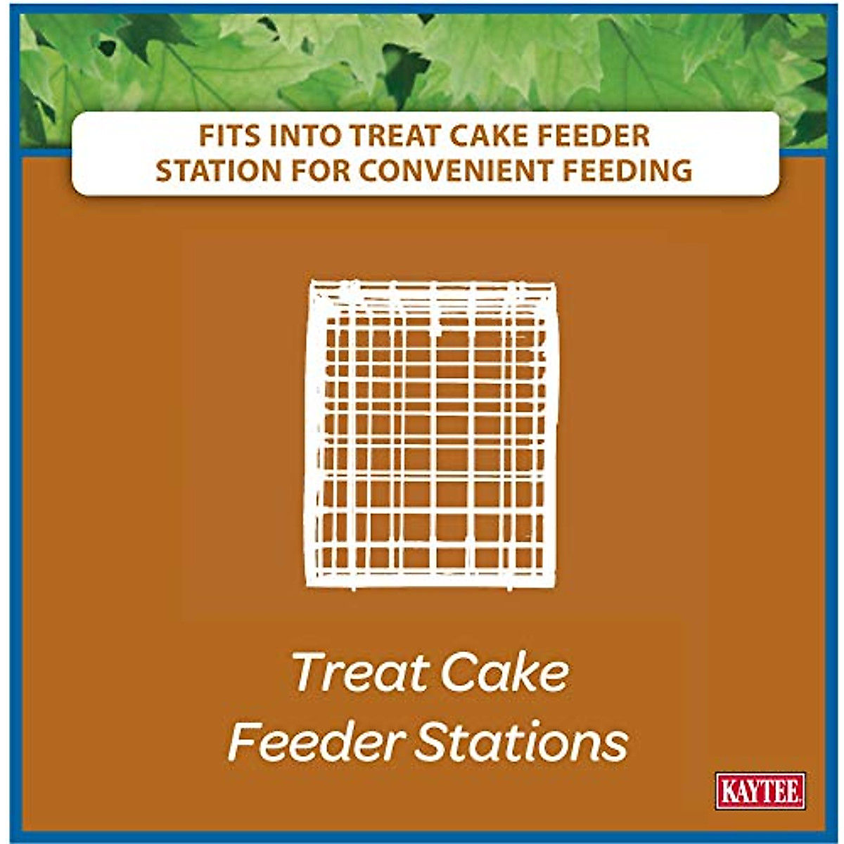 Kaytee Corn A Plenty Treat Seed Cake Food for Wild Squirrels, Chipmunks, Rabbits & Other Backyeard Wildlife, 2.5 Pounds