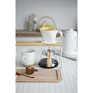 YAMAZAKI home Tosca Coffee Dripper Stand WH Space saving One Size White