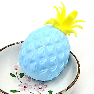 4 Pcs Pineapple Stress Ball, Toys Ball for Pressure Release Party Gifts (Random Color)