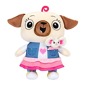 Chip and Potato ZERONIC Jumbo Plush Toy, Official Licensed Stuffed Animal 12 Inch Chip with Her 4 Inch Removable Potato Pal!