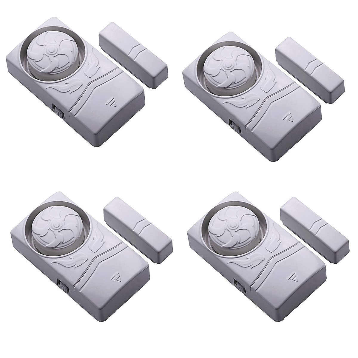 HENDUN Bundles of Wireless Door Alarm 2 Sets with Remote and 4 Sets Without Remote