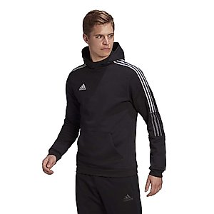 adidas mens Tiro 21 Sweat Hoodie Black X-Large