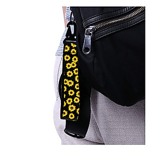 SEANATIVE Turquoise Indiana Western Southwest Aztec Car Decorative Long Keychains with Metal Ring,Ethnic Geometric Design, Auto Wristlet Keychain Lanyard