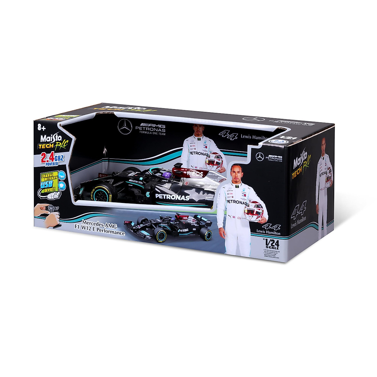 Maisto 1:24 Premium RC F1 MERCESDES 2021 Season L Hamilton (M82355)