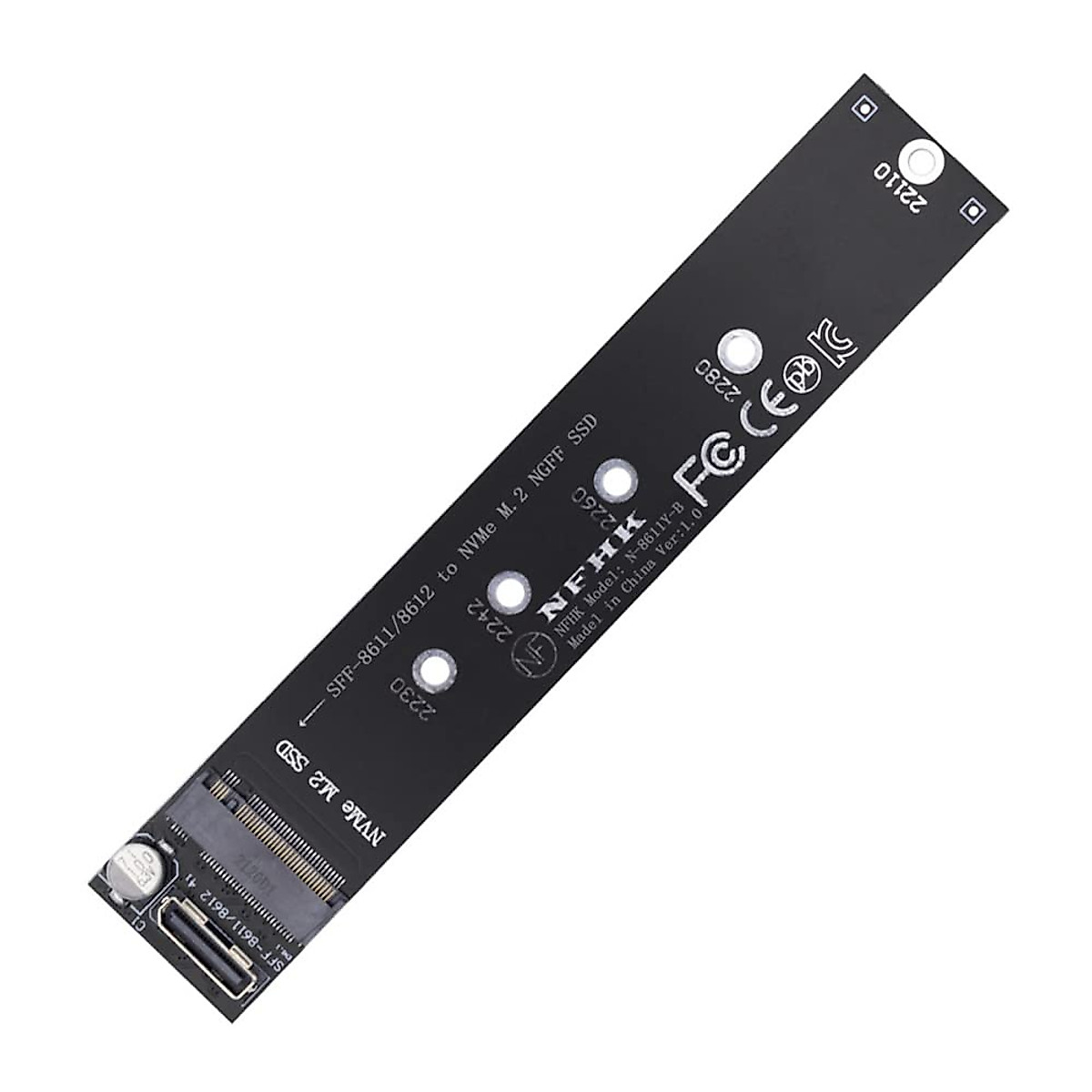 Xiwai Oculink SFF-8612 SFF-8611 to M.2 Kit NGFF M-Key to NVME PCIe SSD 2280 22110mm Adapter for Mainboard
