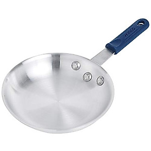 Winware 7 Inch Aluminum Fry Pan with Silicone Sleeve