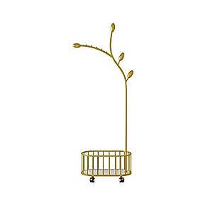 CDYD Coat Rack Floor Bedroom Corner Home Living Room Movable Multi-Functional Storage Corner Hanger