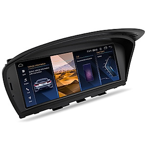 for BMW 3 5 Series E60 E61 E63 E64 E90 E91 E92 E93 2005-2008 Upgrade Radio Car Stereo Qualcomm 665 Otca Cores Built-in 4G LTE GPS Navigation Wireless Apple CarPlay Android Auto 8.8 inch Touchscreen