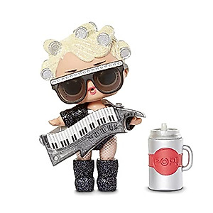 L.O.L. Surprise! Remix Rock Dolls Lil Sisters with 7 Surprises Including Instrument - Collectible Doll Toy, Gift for Kids, Toys for Girls and Boys Ages 4 5 6 7+ Years Old, Multi color
