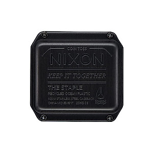 NIXON Staple A1309-100m Water Resistant Men's Digital Sport Watch (38mm Face, 22mm PU/Rubber/Silicone Band) - Made with #Tide Recycled Ocean Plastics