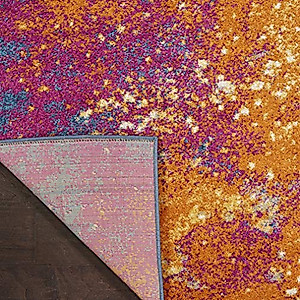 Nourison Passion Bohemian Abstract Sunburst Area Rug, (8' x 10')