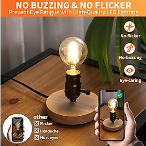 ALAMPEVER G25 Globe Light Bulbs 60 Watt, Vanity Lights LED Bulbs, Dimmable Decorative E26 Light Bulb 3000K Soft White, 800LM, 4PACK