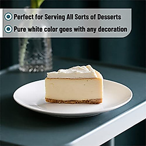 BTaT- White Dessert Plates, Set of 12, Small Plates for Appetizers, Small Plate, Small Appetizer Plates, Small White Plates, Dessert Plates Porcelain, Plates, White Plates