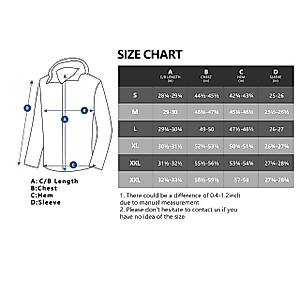 Little Donkey Andy Men's Waterproof Cycling Rain Jacket Reflective Rain Shell Coat Outdoor Packable Windbreaker Removable Hood Raincoats for Running,Hiking,Golf,Travel Black XL