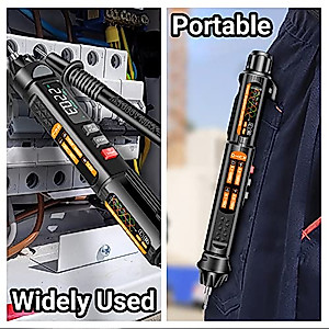 ANENG Pen Type Digital Multimeter AC/DC Voltage Tester 6000 Counts Intelligent Professional Current Meter Non-Contact Voltmeter Sensor Pen Test with Resistance Continuity Capacitance Diode Live Wire