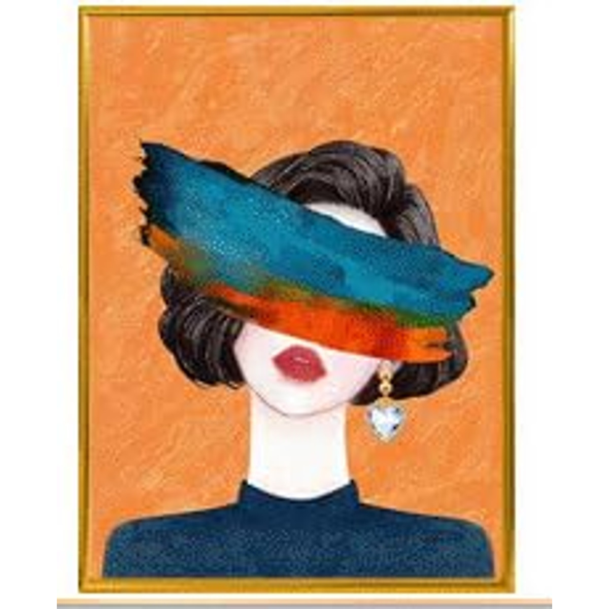 hadefa Custom Decoration Painting Home Living Room Decoration Painting Bedroom Frameless Hanging Painting Oil Painting Sofa Restaurant Background (inner frame)