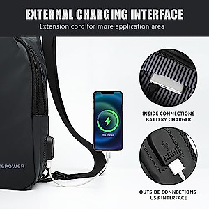 Crossbody Men's Sling Bag Shoulder Backpack Slingbag Outdoor Travel Hiking Camping Men Bags Shoulder Crossbody