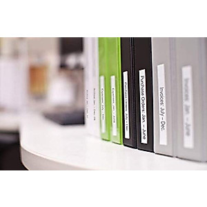 NEOUZA 5PK Compatible with Brother P-Touch Laminated TZe TZ Label Tape Cartridge 18mm x 8m (TZe-241 Black on White)