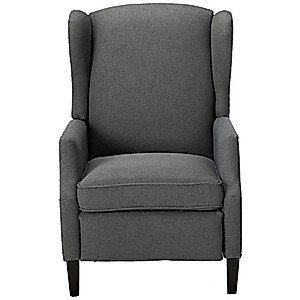 Christopher Knight Home Wescott Traditional Fabric Recliner, Charcoal