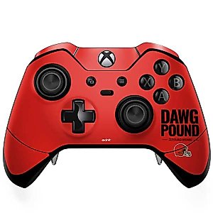 Skinit Decal Gaming Skin Compatible with Xbox One Elite Controller - Officially Licensed NFL Cleveland Browns Team Motto Design